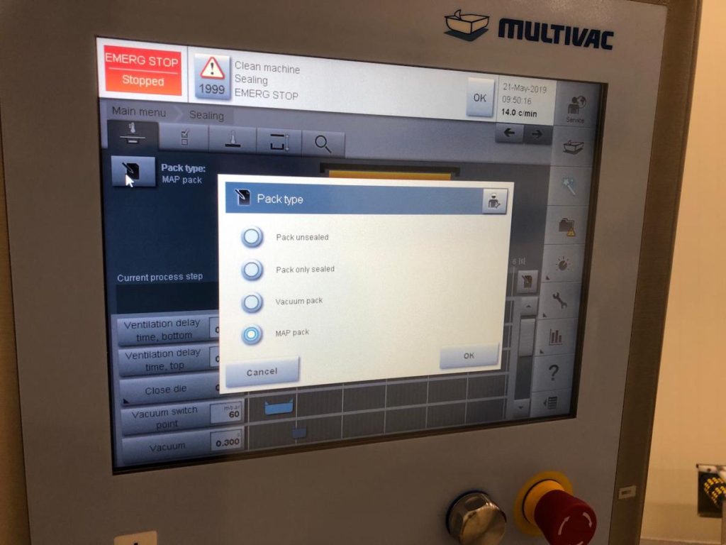 Multivac R535 thermoformer - Food Machinery Holland