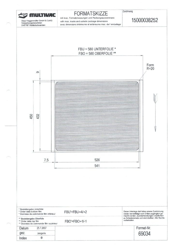 Multivac R535 thermoformer - Food Machinery Holland