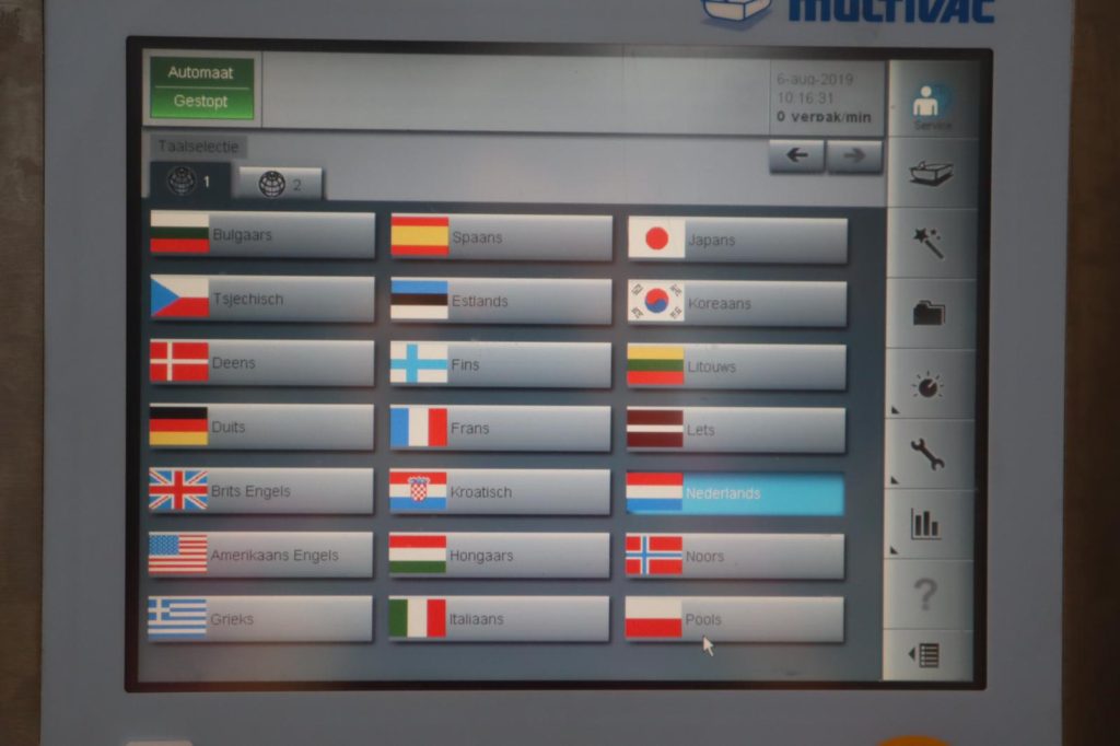 Multivac T800 automatic traysealer - Food Machinery Holland