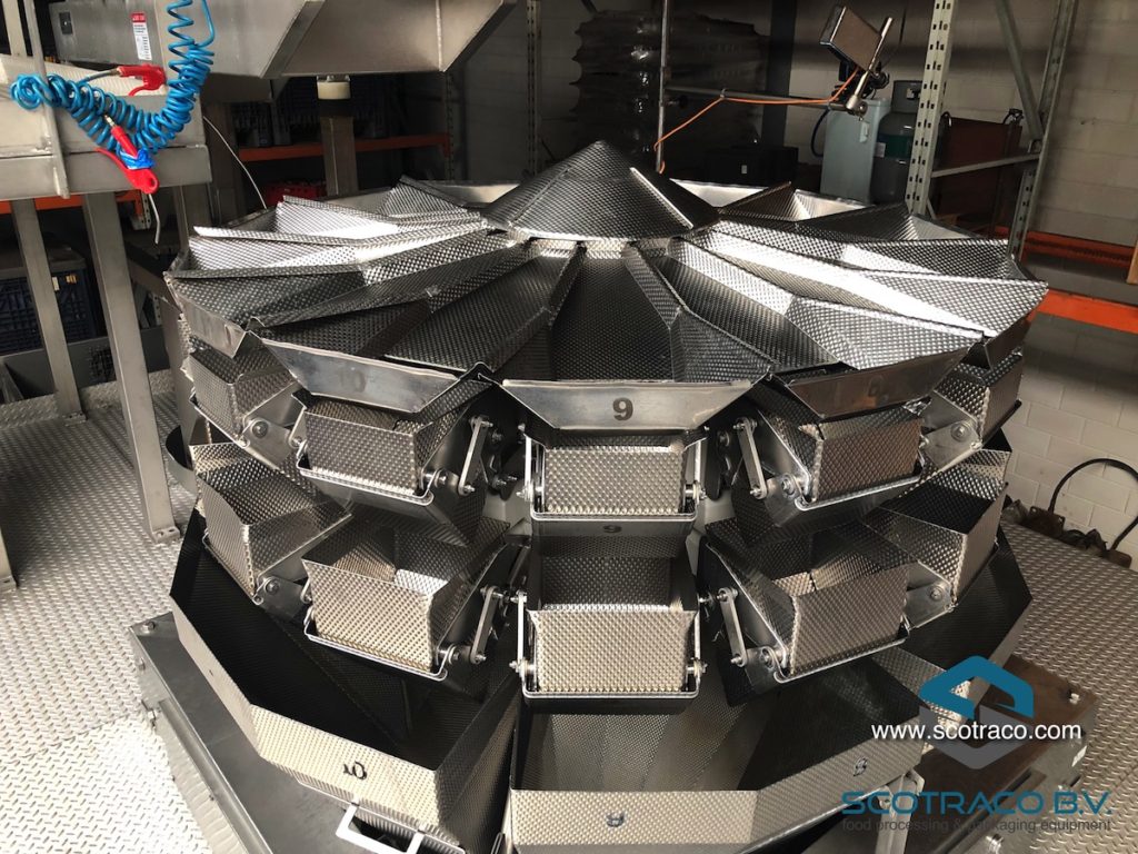 Yamato weighing and packing line, complete line - Food Machinery Holland