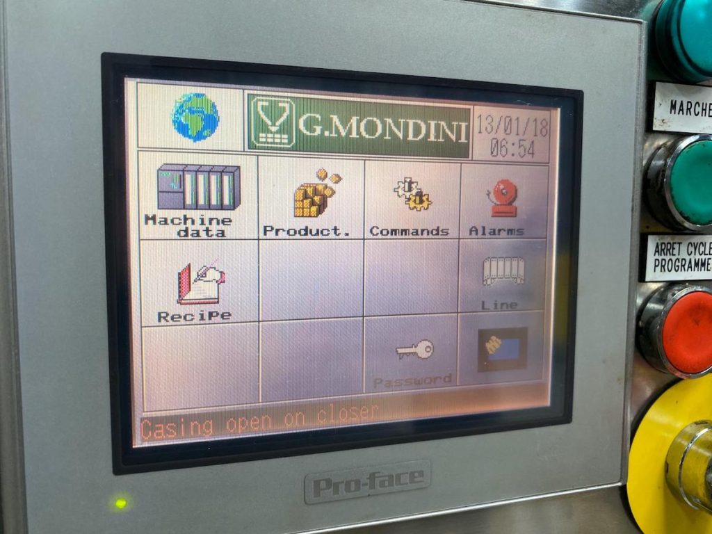 Mondini E340VG traysealer - Food Machinery Holland